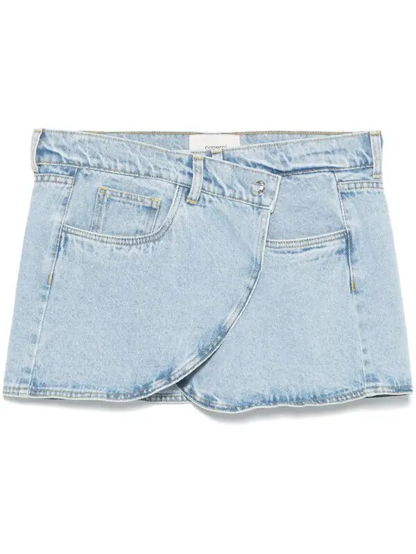 Coperni Denim Mini Skirt - Blue