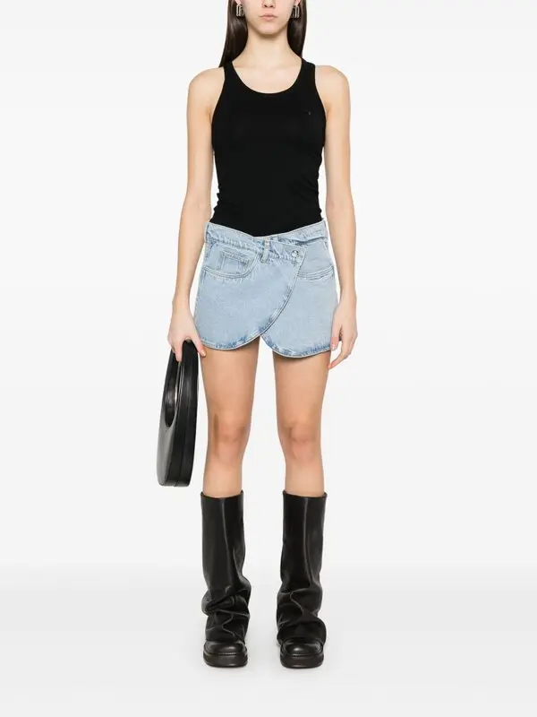 Coperni Denim Mini Skirt - Blue