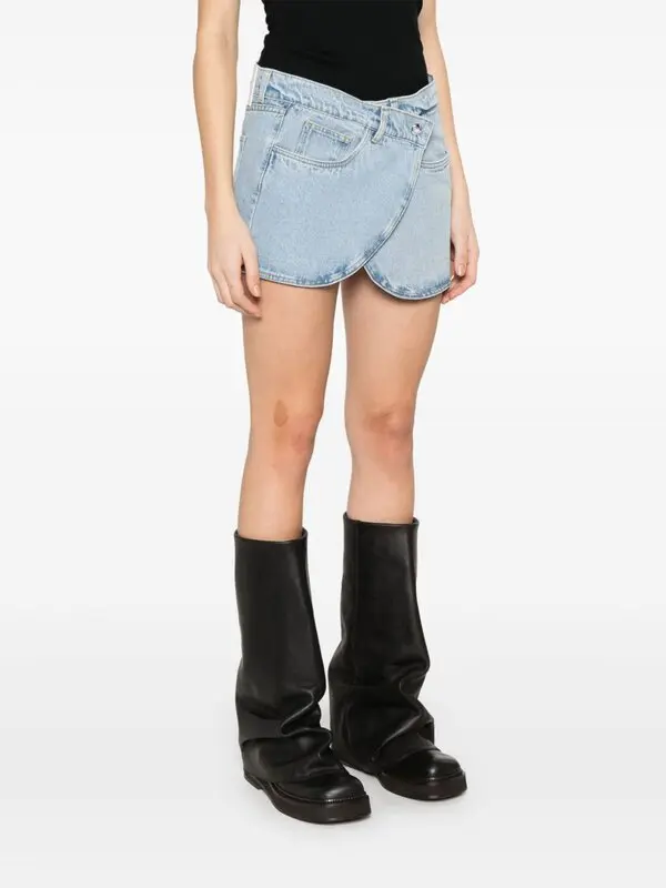 Coperni Denim Mini Skirt - Blue