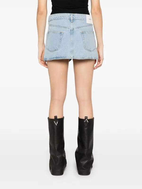Coperni Denim Mini Skirt - Blue