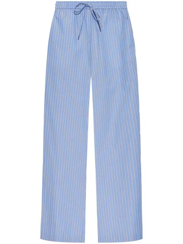 Marni Cotton Striped Trousers