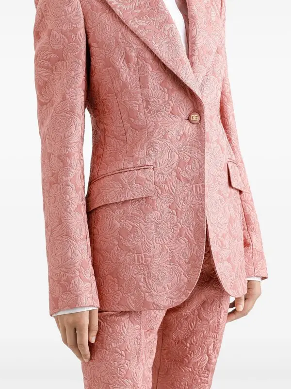 Dolce & Gabbana Floral-jacquard Blazer