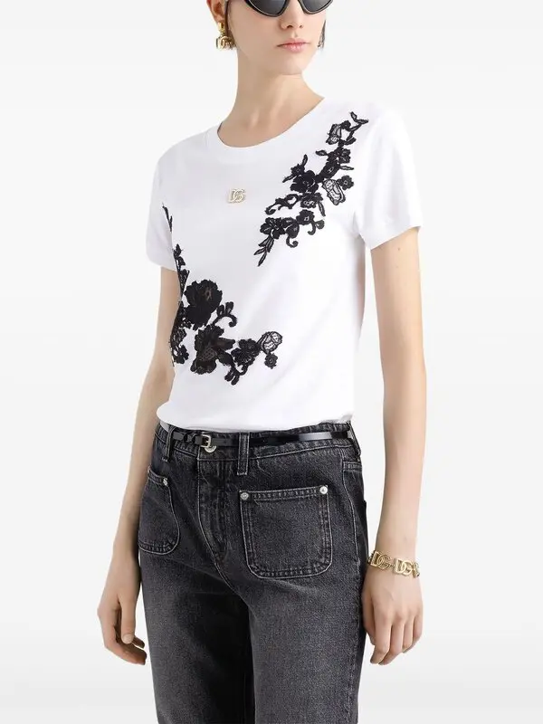 Dolce & Gabbana Dna Logo-plaque T-shirt