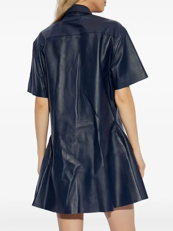 Marni Leather Shirt Dress