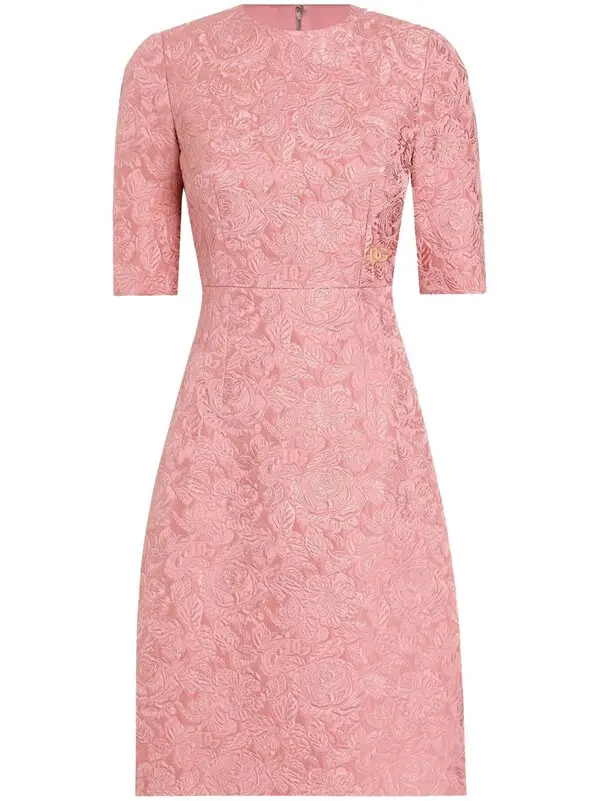 Dolce & Gabbana Floral-jacquard Midi Dress