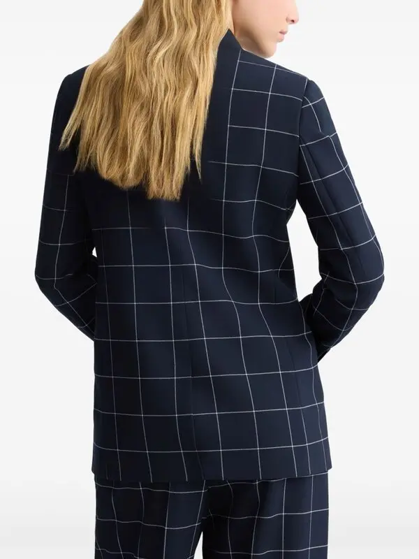 Liu Jo Double-breasted Checked Blazer
