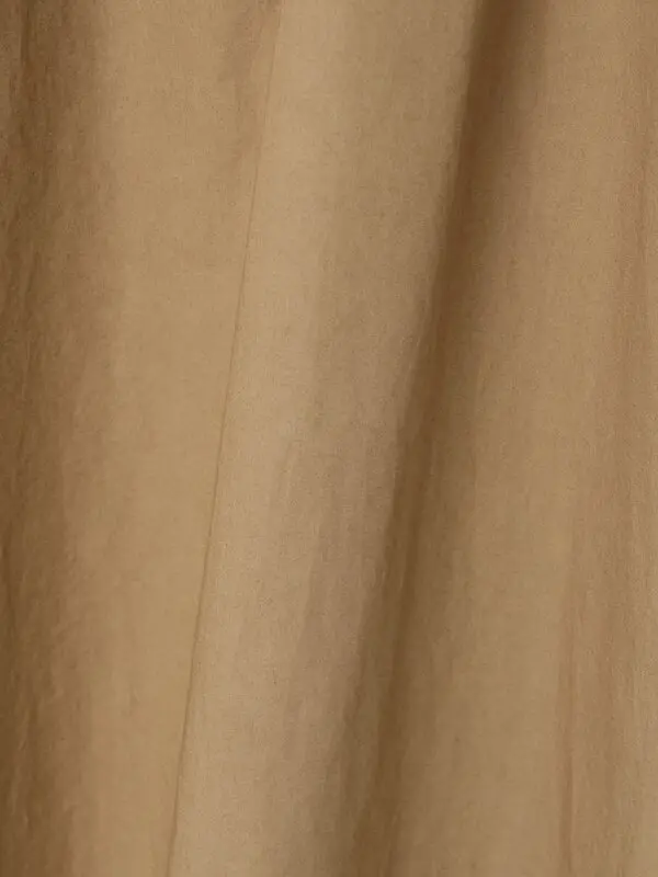 Saint Laurent Strapless Ruffled Maxi Dress - Neutrals