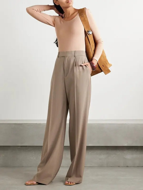 THE PARK Donna Stretch-tencel Lyocell Thong Bodysuit