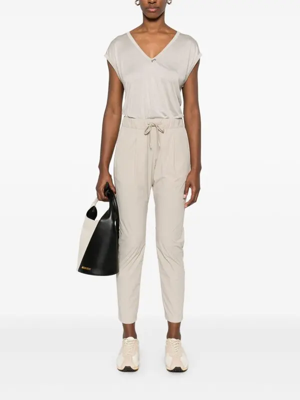 Herno Tapered Track Pants - Neutrals