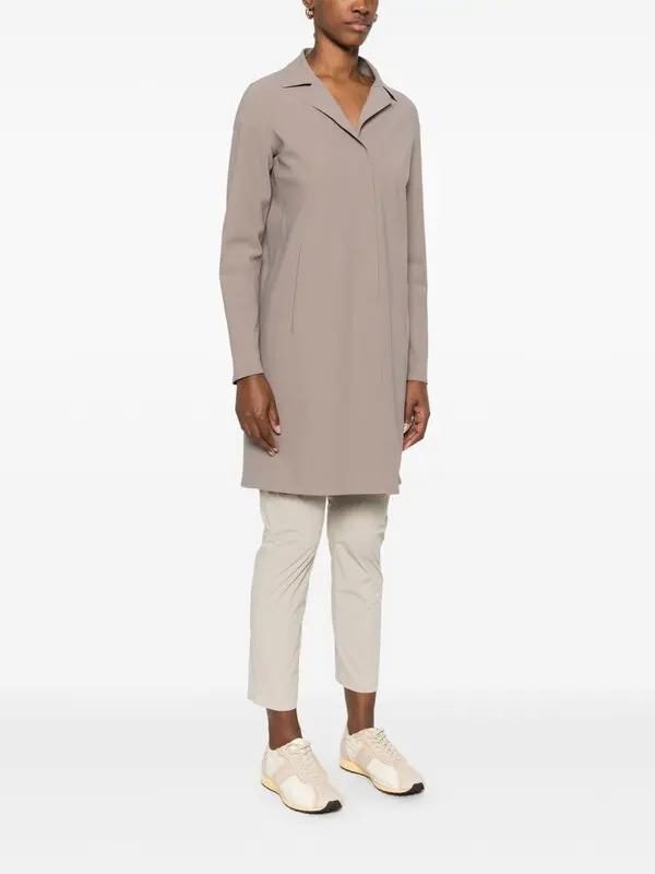 Herno Single-breasted Coat - Grey