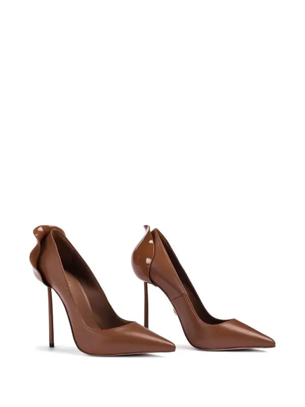 LE SILLA 120mm Petalo Pumps - Brown