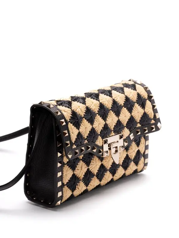 Valentino Garavani Rockstud Shoulder Bag - Black