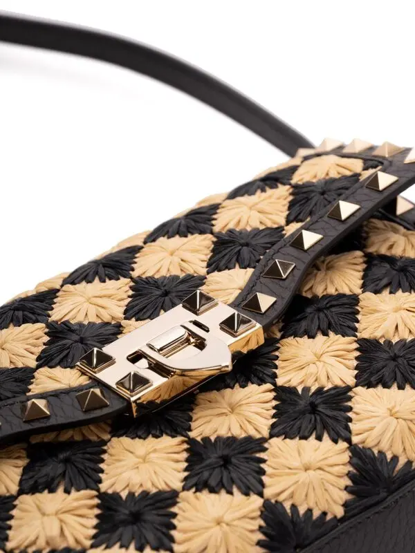 Valentino Garavani Rockstud Shoulder Bag - Black