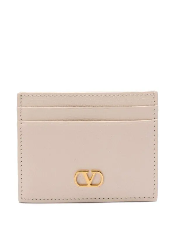 Valentino Garavani Vlogo-signature Card Holder - Neutrals
