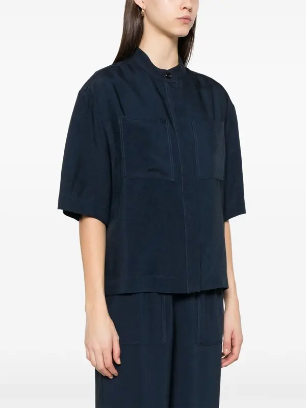 BOSS Band-collar Shirt
