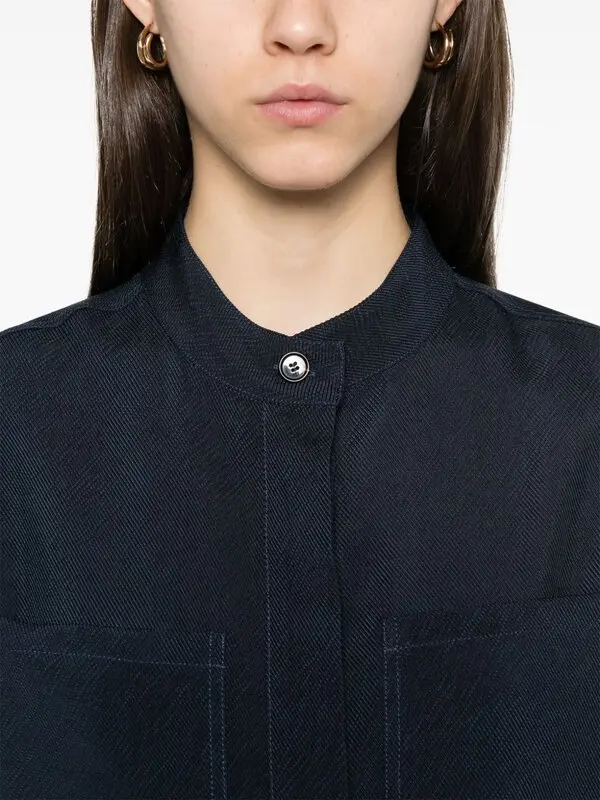 BOSS Band-collar Shirt