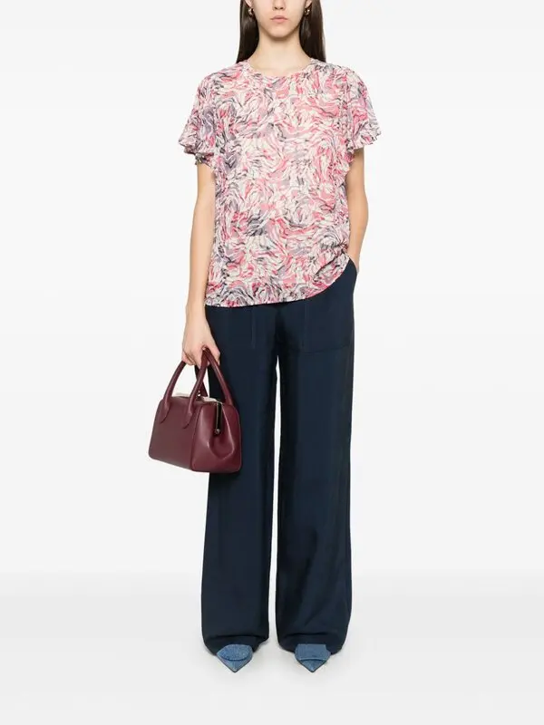 BOSS Abstract-print Blouse