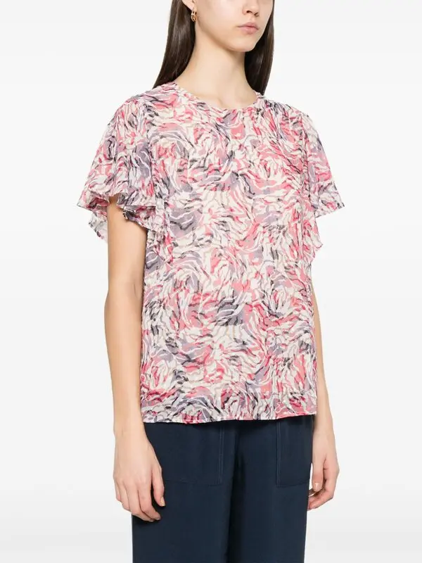 BOSS Abstract-print Blouse