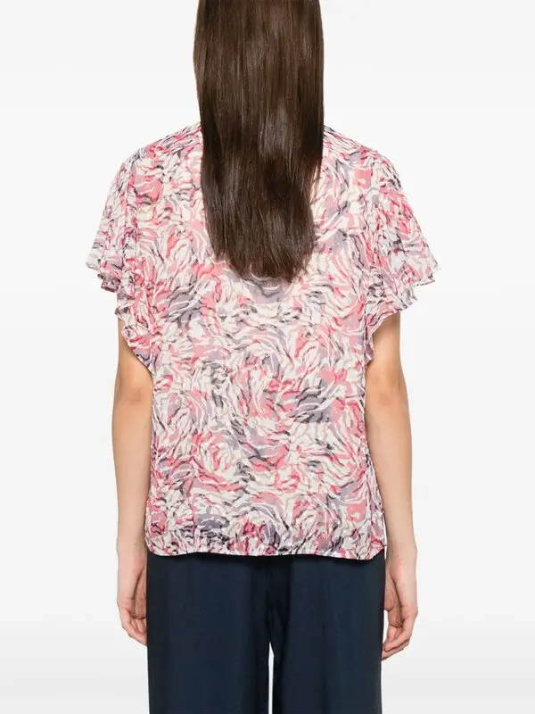 BOSS Abstract-print Blouse