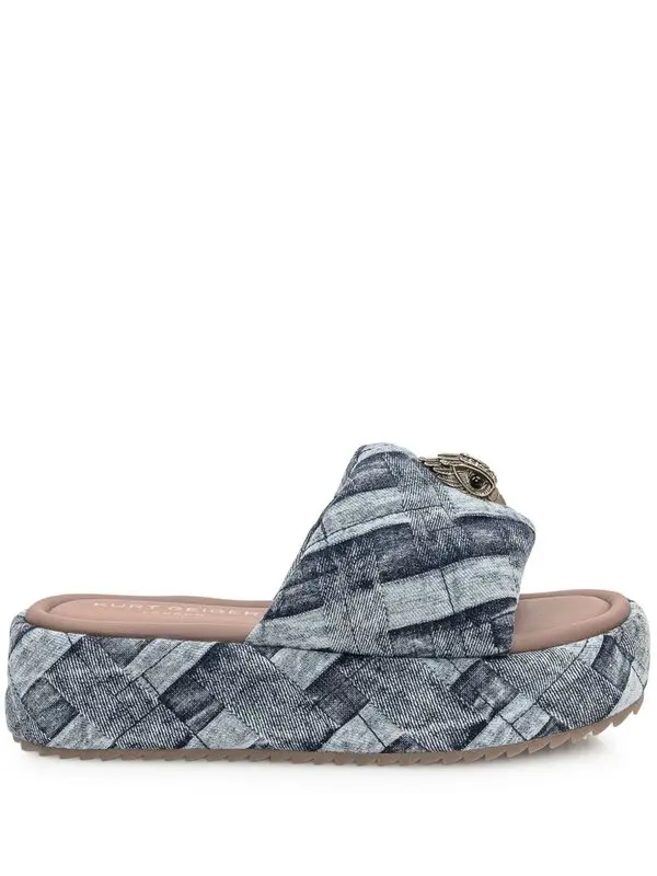 Kurt Geiger Kensington Puff Sandals - Blue