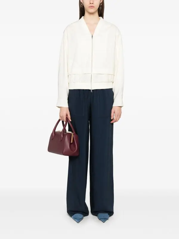 BOSS Layered-effect Bomber Jacket - Neutrals