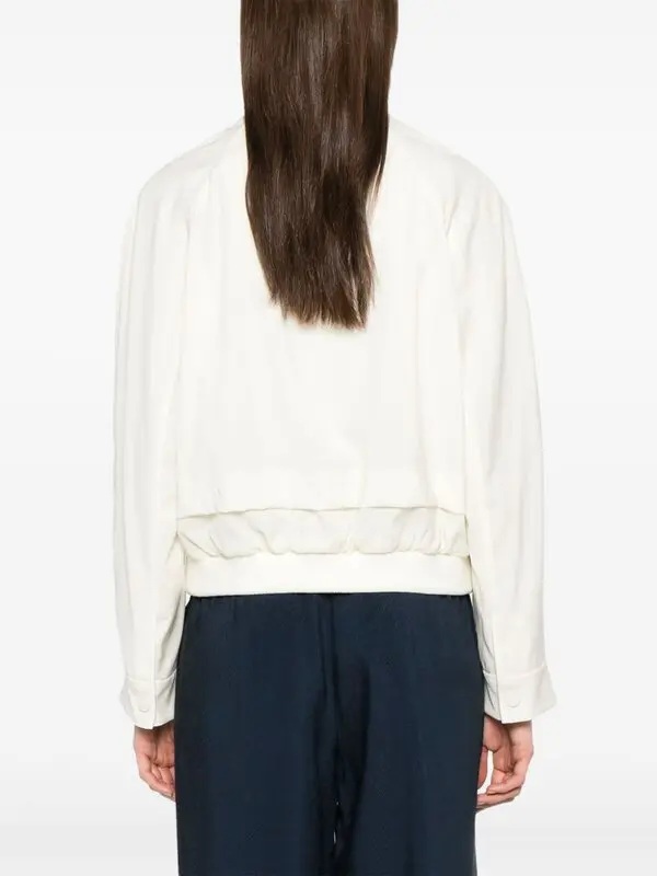 BOSS Layered-effect Bomber Jacket - Neutrals