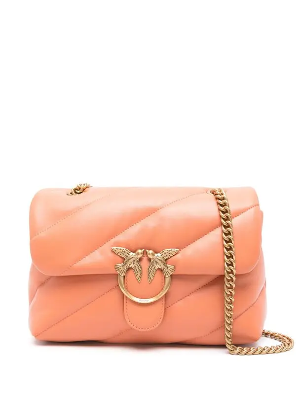 Pinko Love Puff Shoulder Bag - Orange