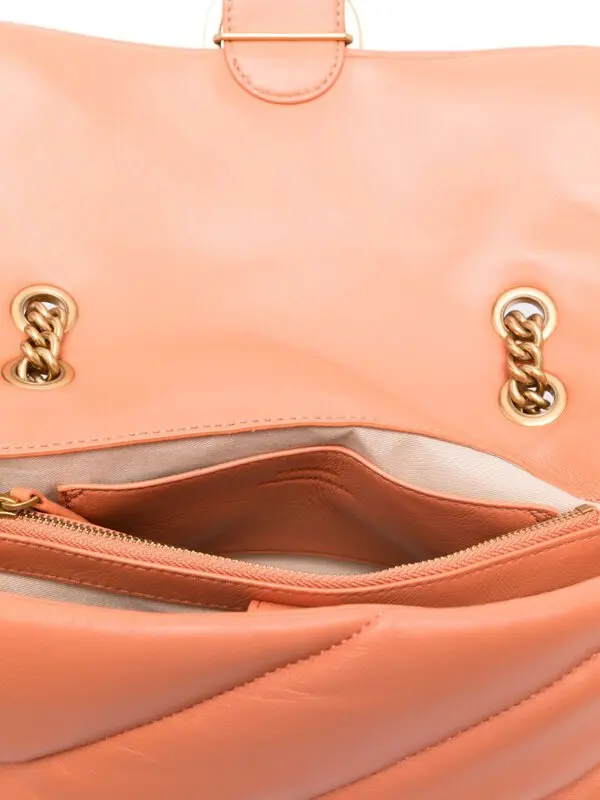 Pinko Love Puff Shoulder Bag - Orange