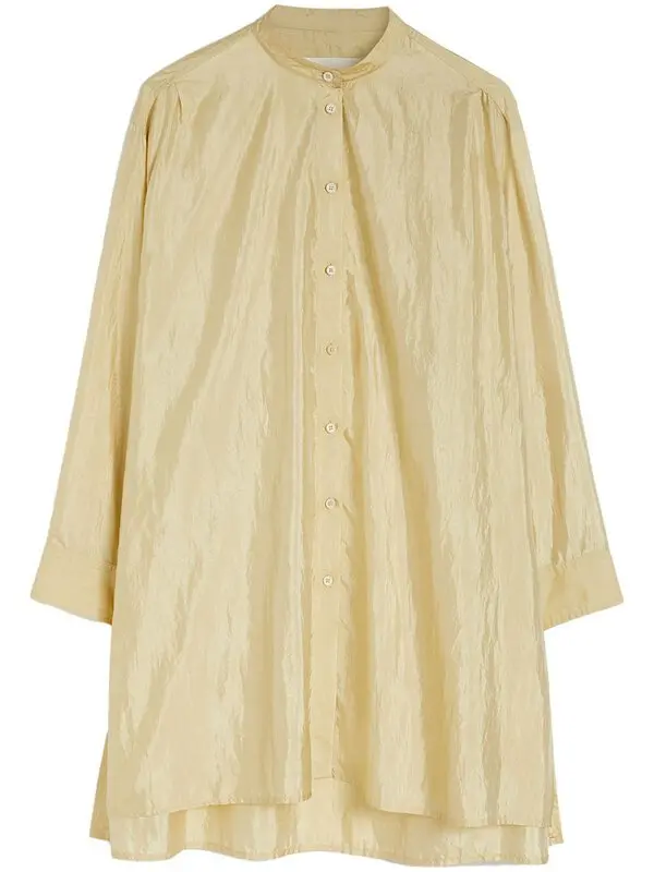 JIL SANDER Buttoned Long Shirt - Yellow
