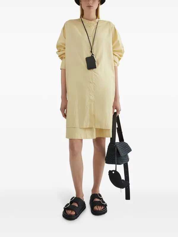 JIL SANDER Buttoned Long Shirt - Yellow