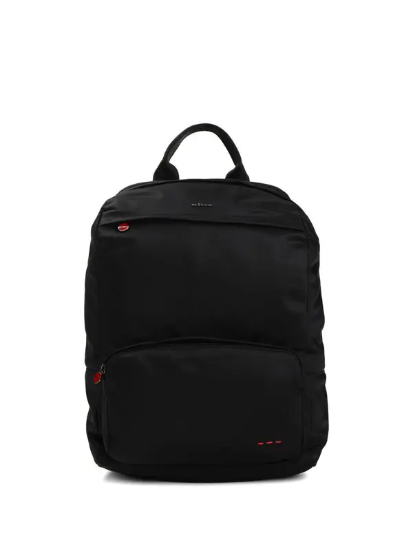 Kiton Logo-lettering Backpack - Black