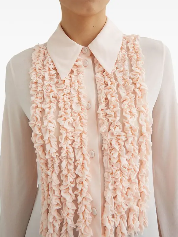JIL SANDER Ruffle Shirt