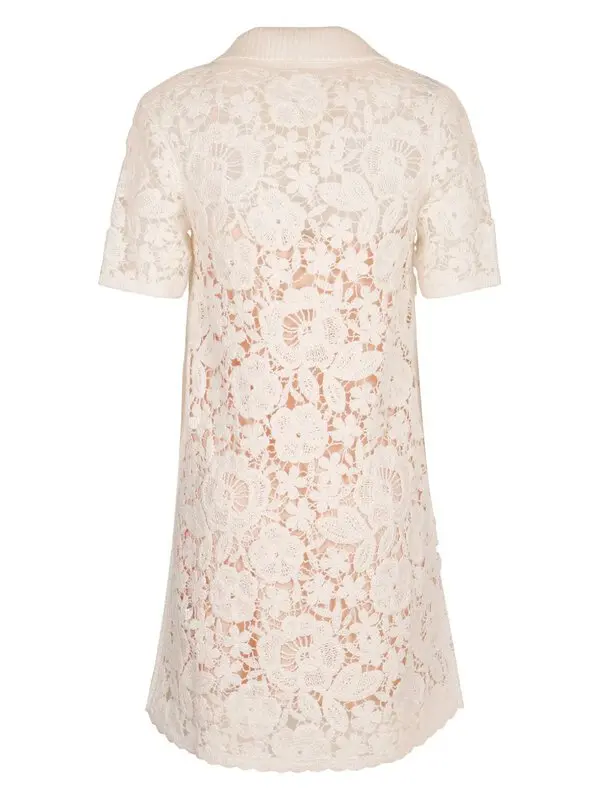 P.a.r.o.s.h Cotton Mini Dress - Neutrals
