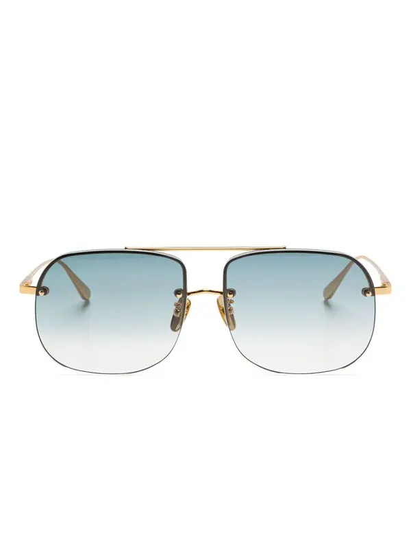 Linda Farrow Seren Sunglasses - Gold