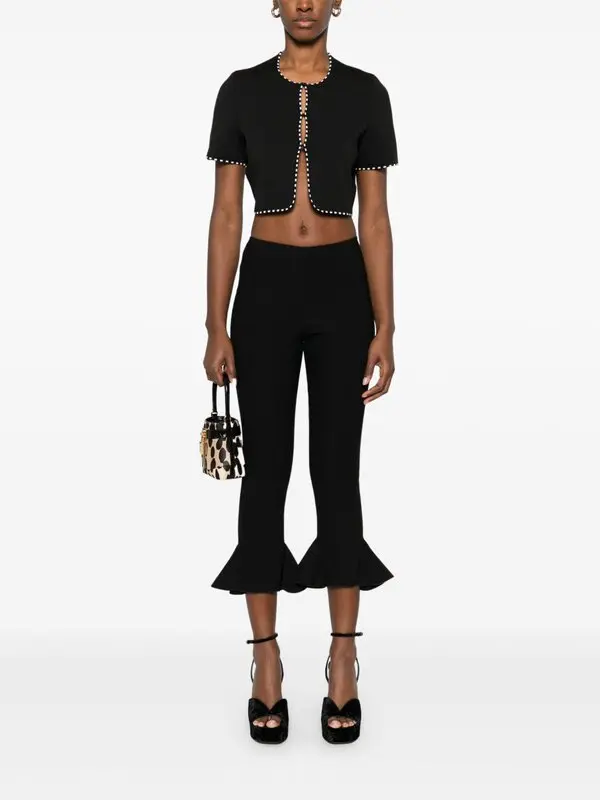 Maje Short-sleeve Crop Top