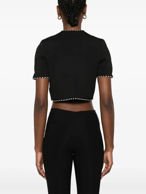 Maje Short-sleeve Crop Top