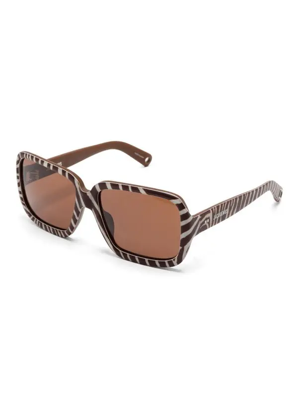 Jacquemus Cabana Sunglasses - Brown