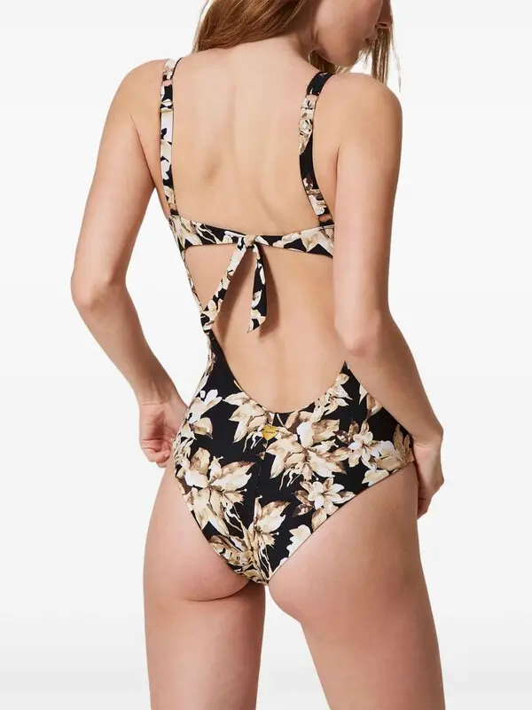 TWINSET Floral-print One-piece Swimsuit