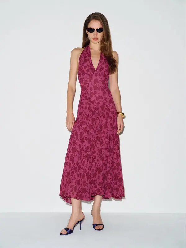 REFORMATION Briony Dress - Pink