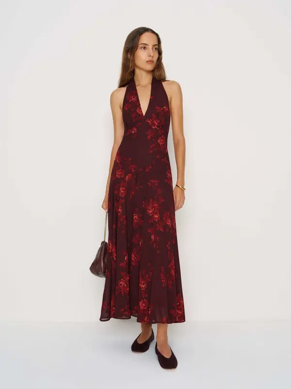 REFORMATION Briony Dress - Red