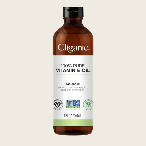 CLIGANIC 100% Pure Vitamin E Oil 8 Oz - Blue