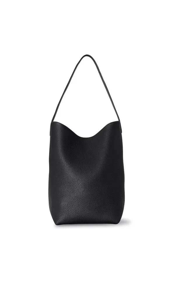 THE ROW Park Leather Tote Bag - Black