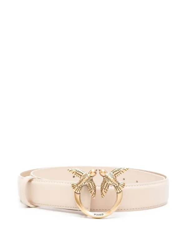 Pinko Love Birds Belt - Neutrals