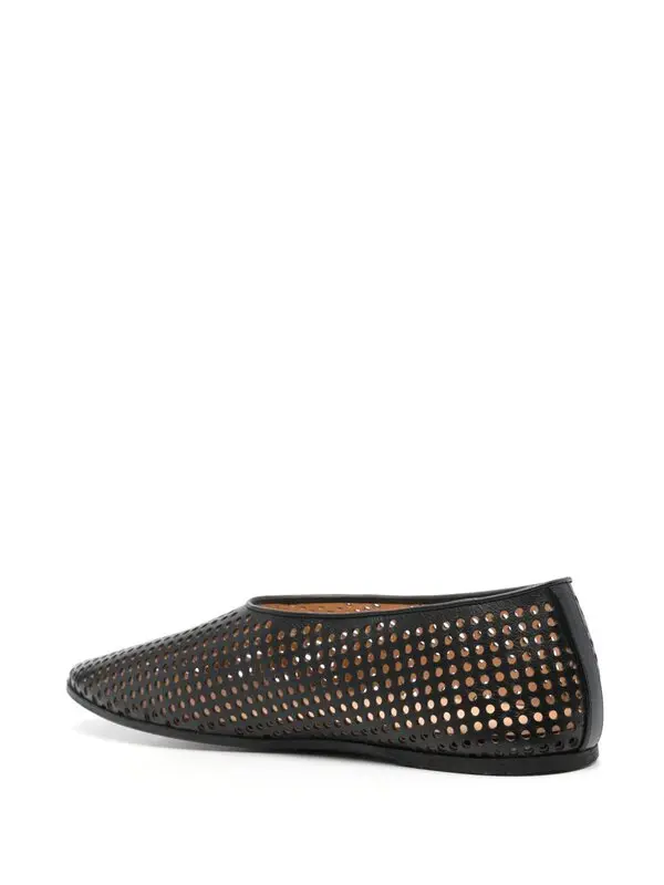 Marsèll Coltellaccio Forata Ballet Flats - Black