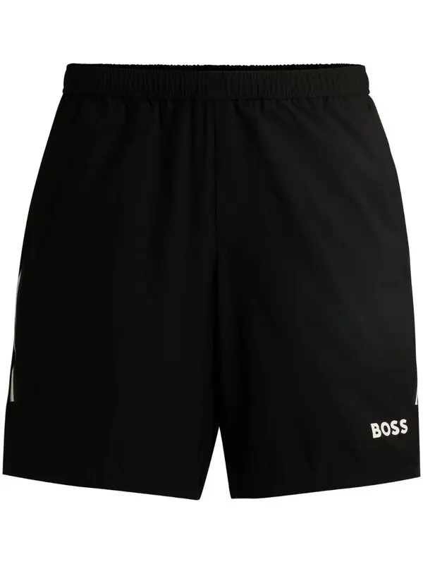 BOSS Logo-print Track Shorts