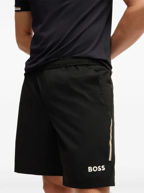BOSS Logo-print Track Shorts