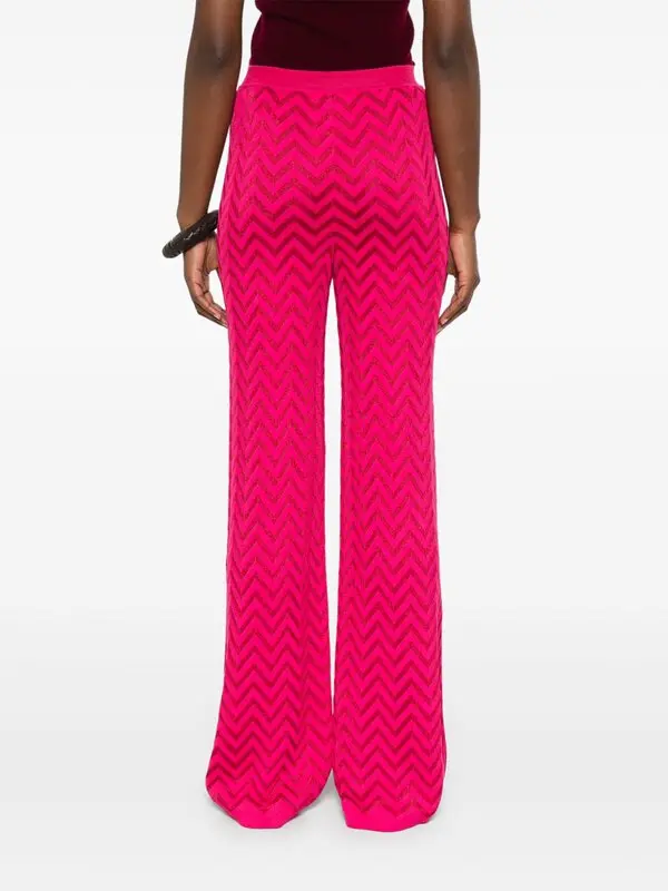 Missoni Zigzag-patterned Trousers - Pink