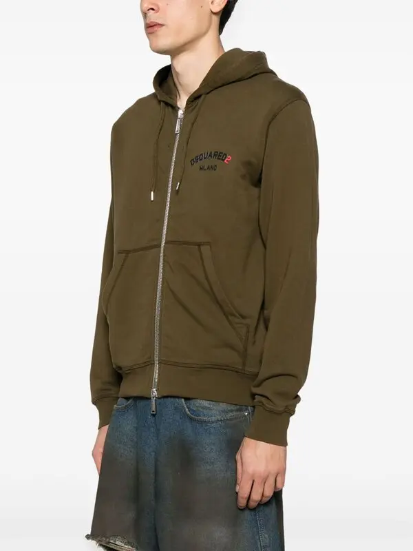 Dsquared2 Logo-appliqué Hoodie