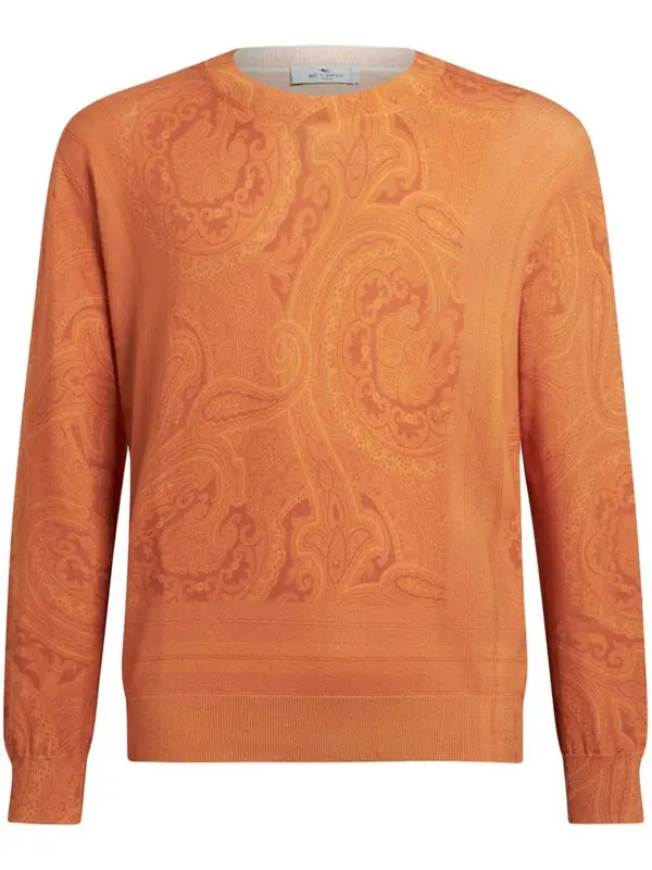 Etro Paisley Silk-cashmere Sweater