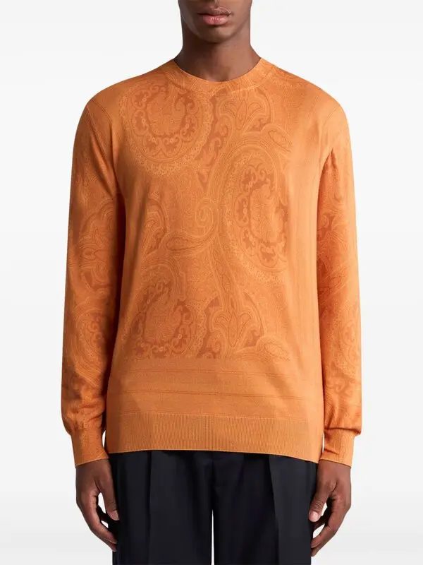 Etro Paisley Silk-cashmere Sweater